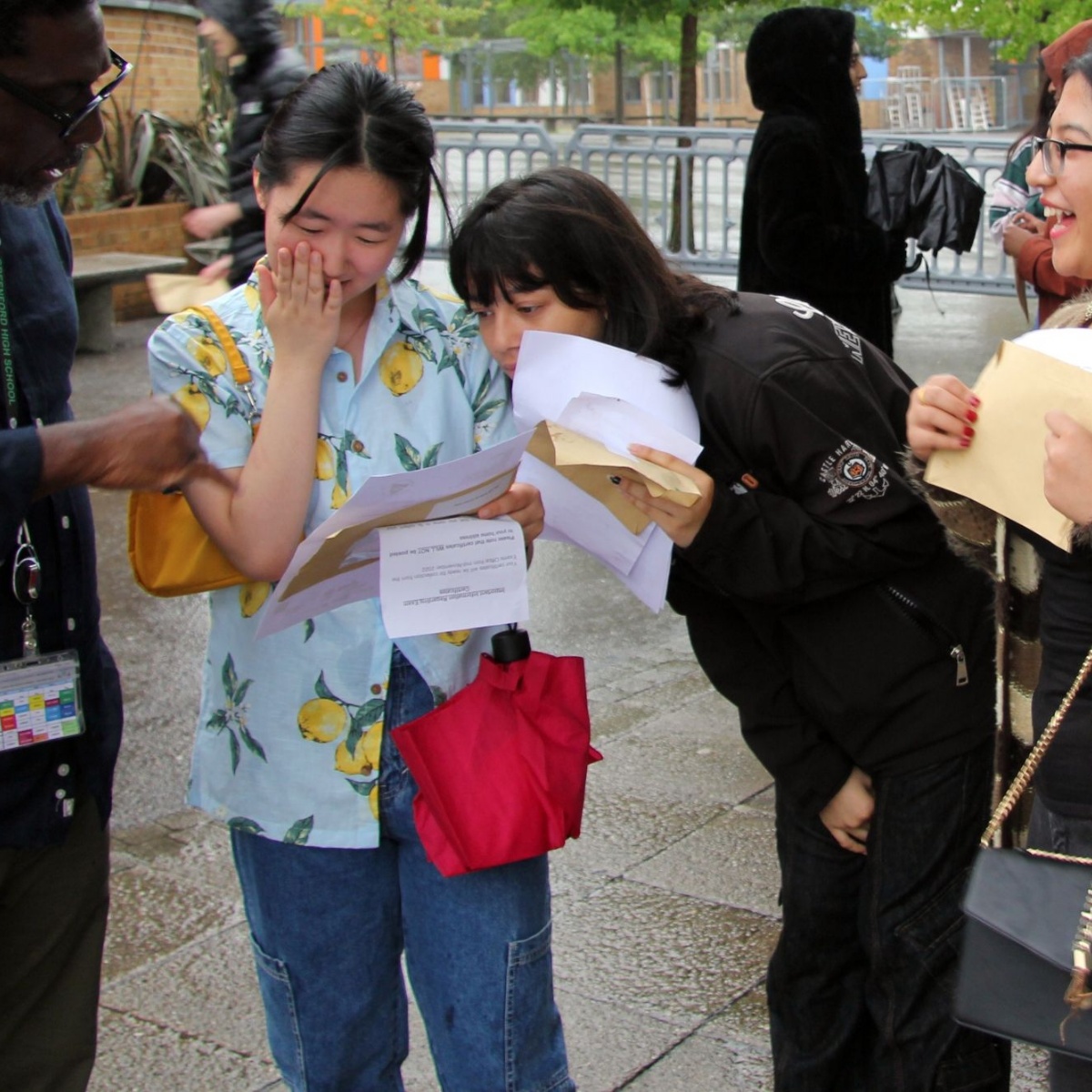 Greenford High School - Greenford students celebrate GCSE results